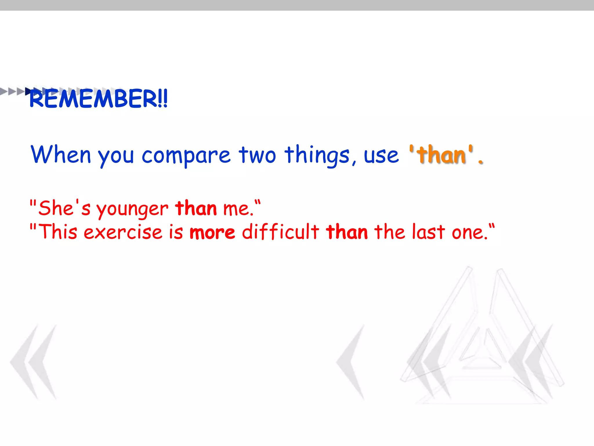 How to make comparisons in english b1 | PPT