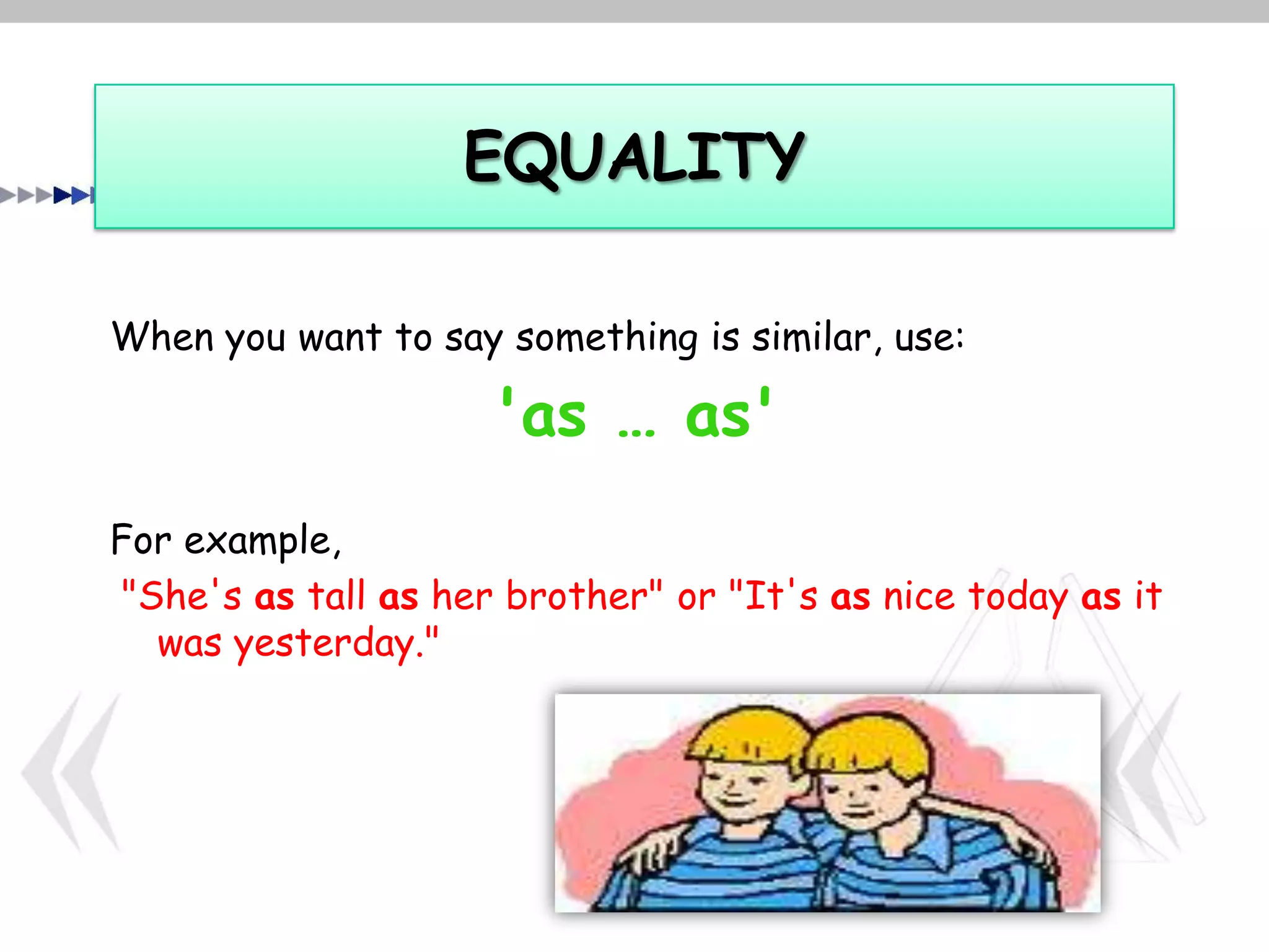 How to make comparisons in english b1 | PPT