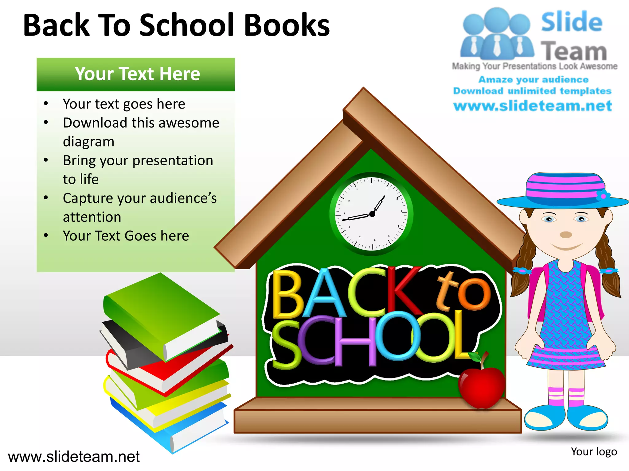 How to make create back to school education books powerpoint ...