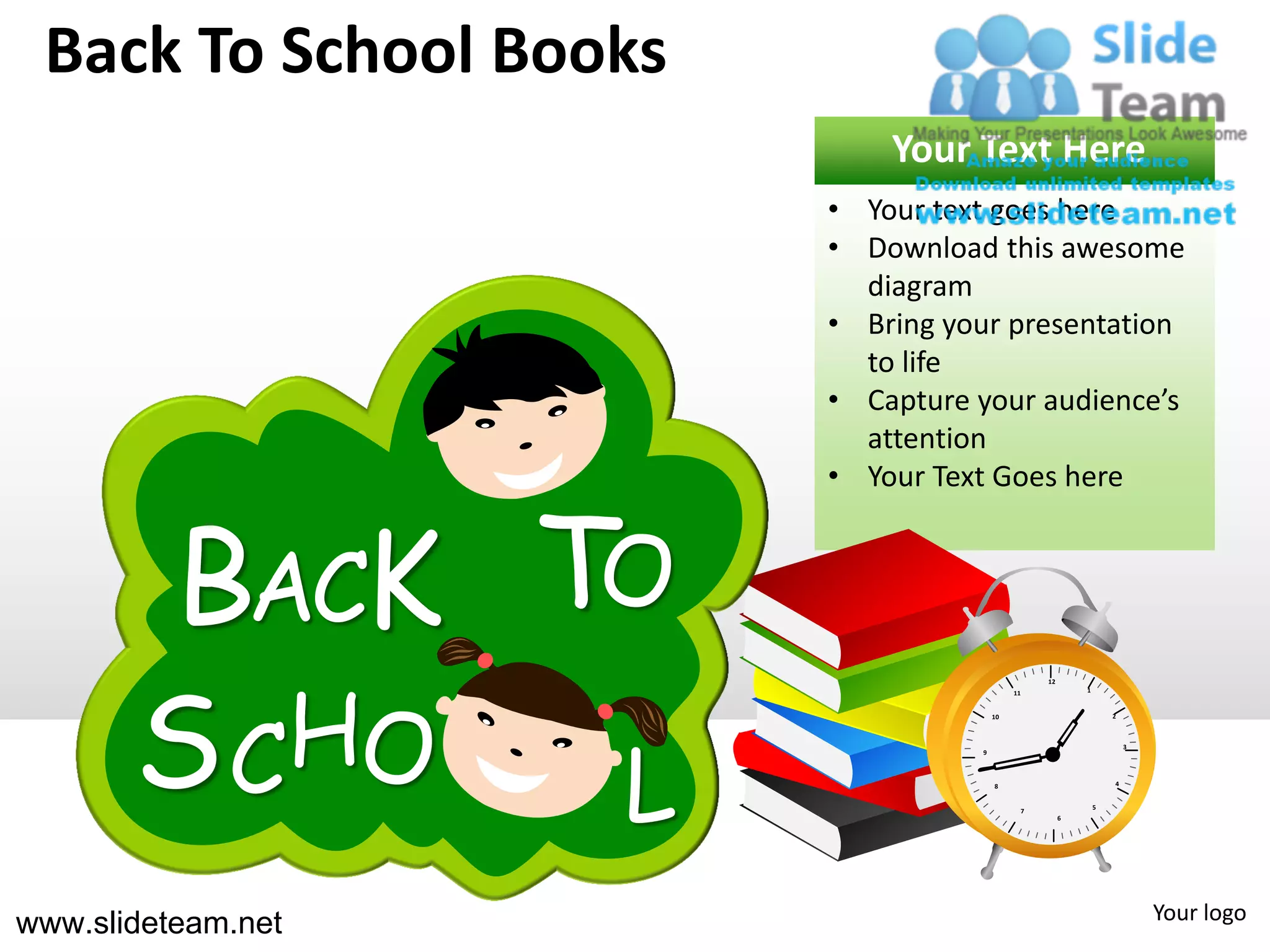 How to make create back to school education books powerpoint ...