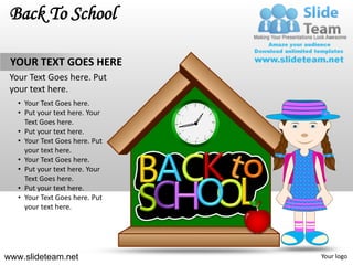 How to make create back to school education powerpoint presentation ...