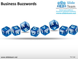 How to make create business buzzwords in cubes building blocks stacked ...