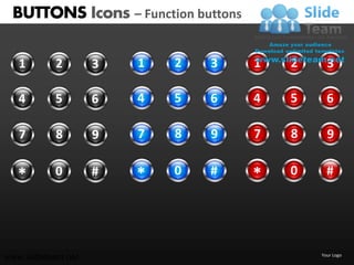 How to make create buttons icons powerpoint presentation slides and ppt ...
