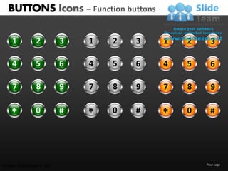 How to make create buttons icons powerpoint presentation slides and ppt ...