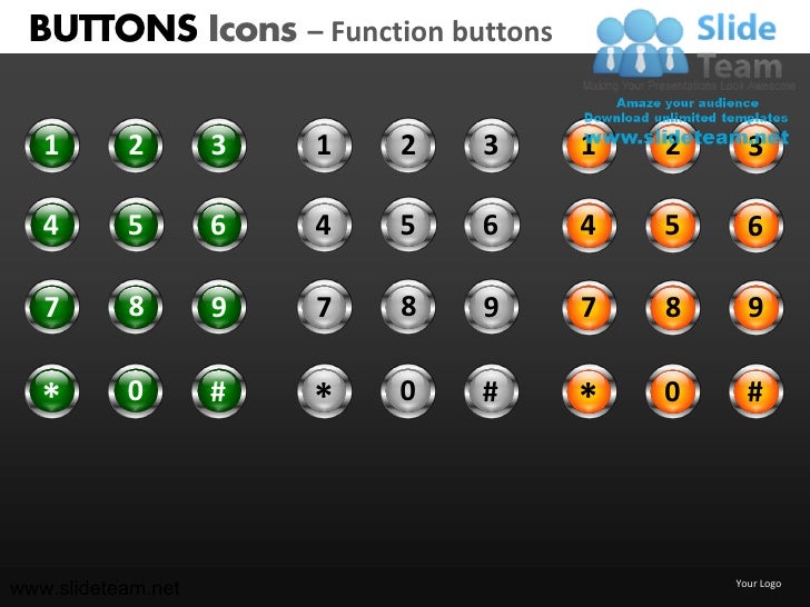 How to make create buttons icons powerpoint presentation slides and p…