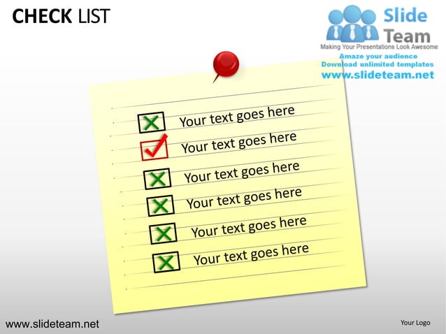 How to make create check list powerpoint presentation slides and ppt ...