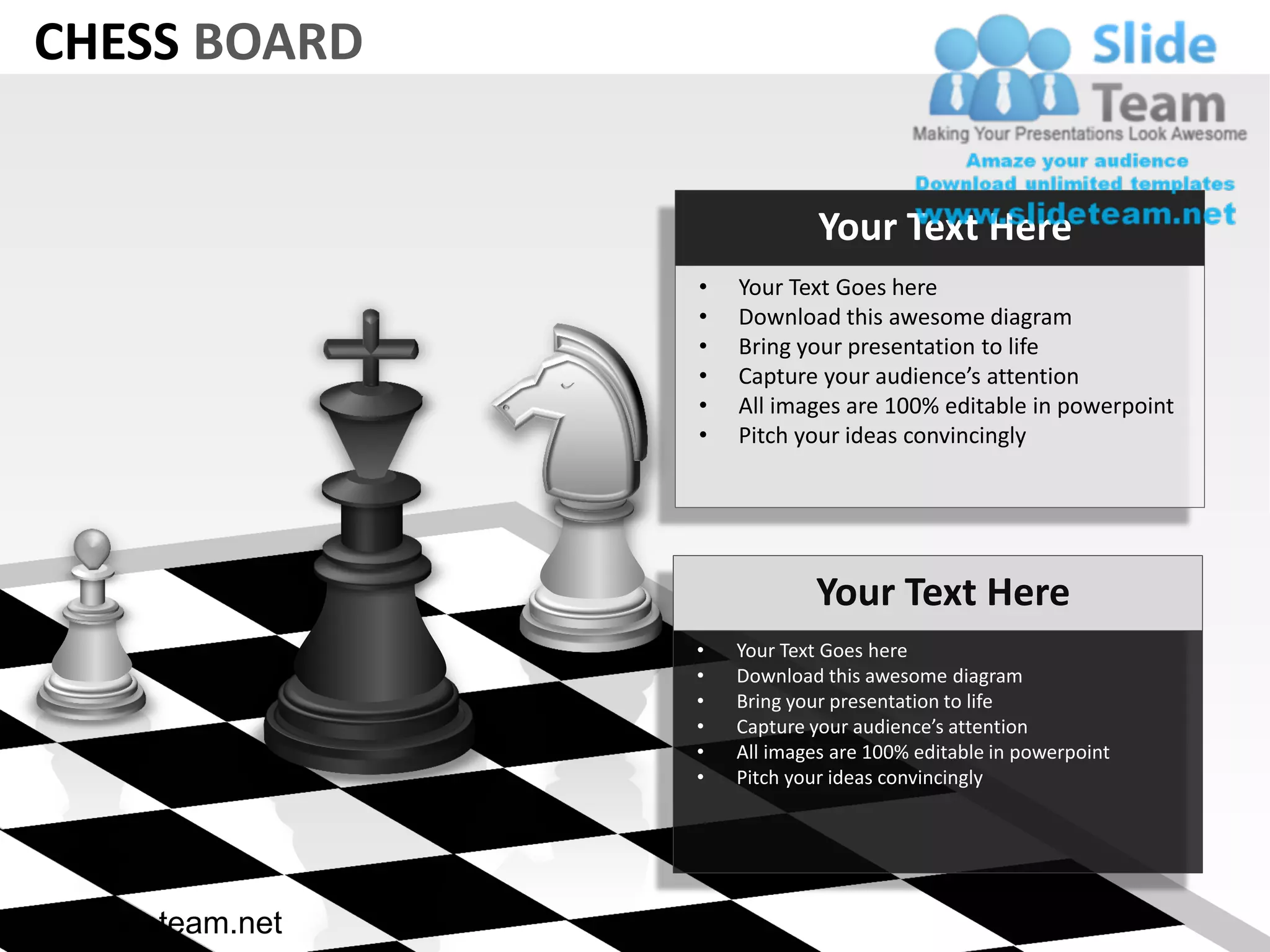 How to make create chess board powerpoint presentation slides and ppt ...