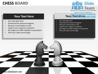 How to make create chess board powerpoint presentation slides and ppt ...