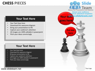 How to make create chess pieces powerpoint presentation slides and ppt ...
