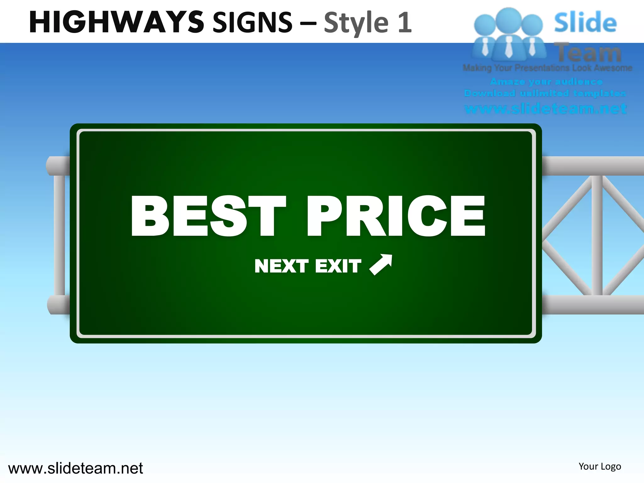 How to make create highway freeway exit signs billboards signs design 1 ...