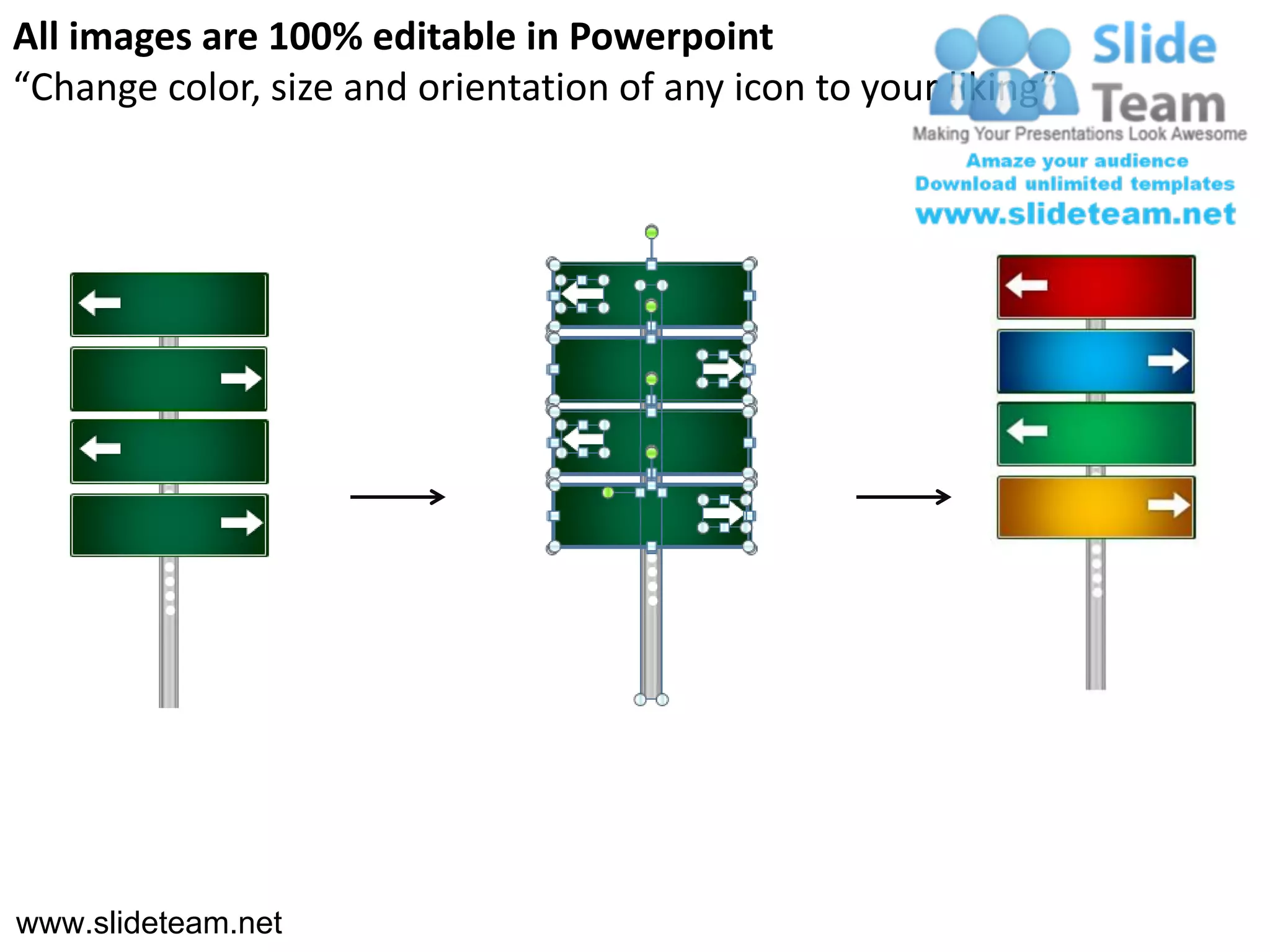 How to make create highway freeway exit signs billboards signs style ...