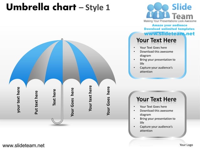How to make create umbrella protection chart design 1 powerpoint ...