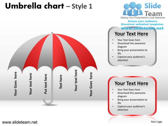 How to make create umbrella protection chart design 1 powerpoint ...