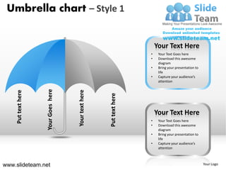 How to make create umbrella protection chart design 1 powerpoint ...