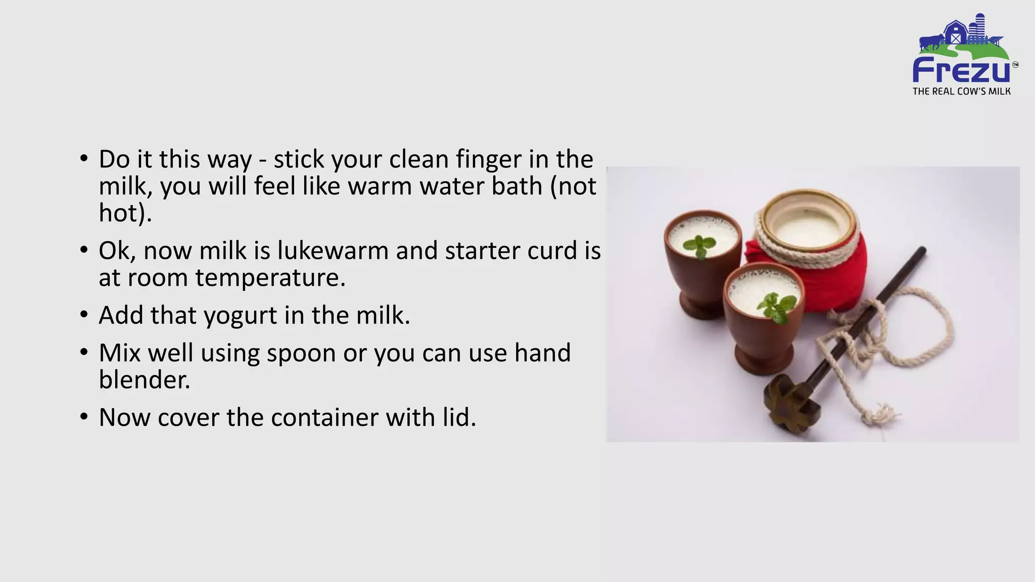 How to make curd from fresh milk at home? | PPTX