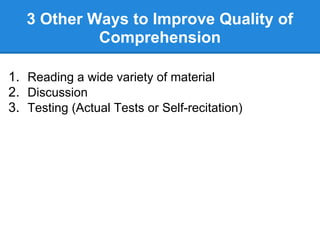 Speed Reading Class: How to Make Difficult Reading Easy | PPT