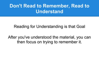 Speed Reading Class: How to Make Difficult Reading Easy | PPT