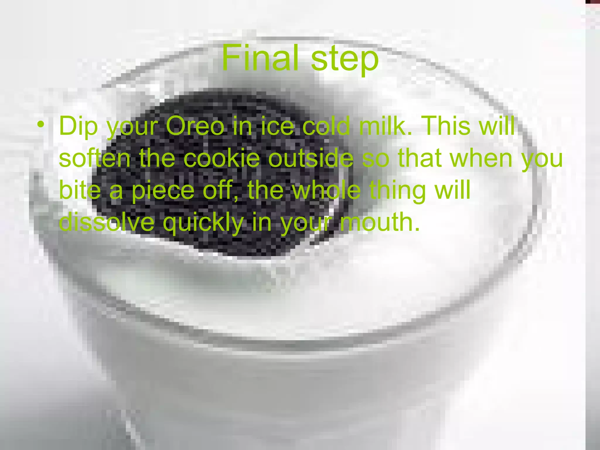 How To Make Eat An Oreo | PPT