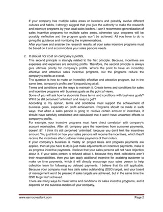 How to make effective sales incentive programs? | PDF