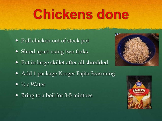 How to make fajitas | PPT