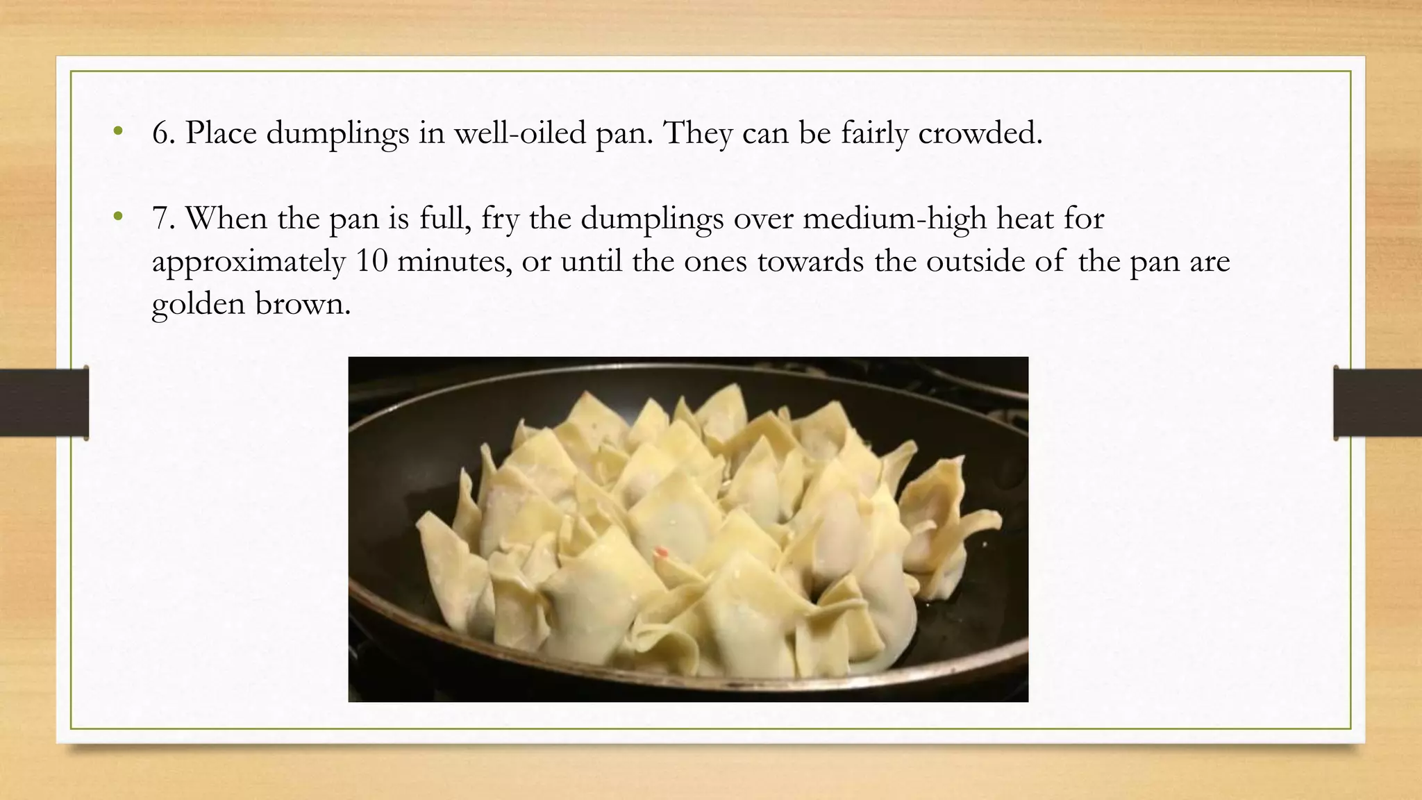 How To Make Fantastic Dumplings | PPTX