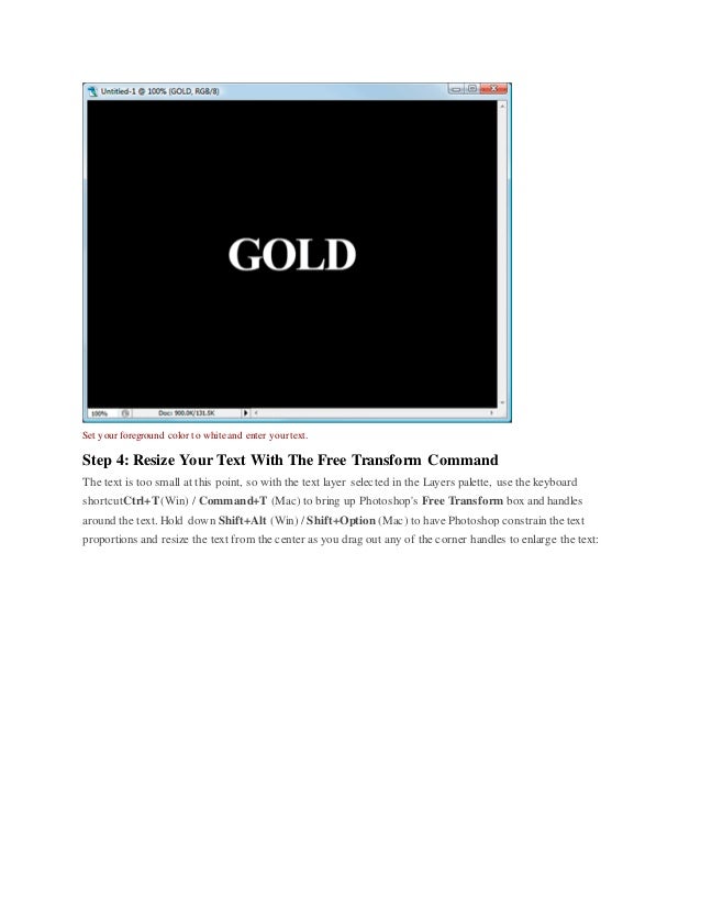 How To Make Gold In Photoshop how-to-make-gold-in-photoshop