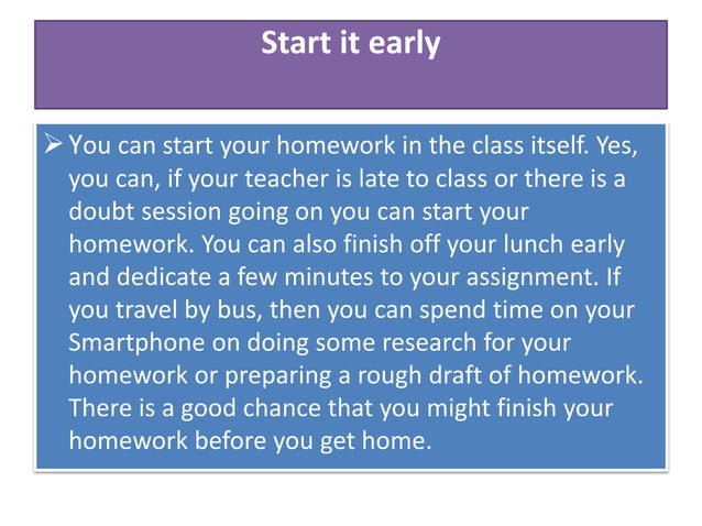 How to make homework a fun activity? | PPT