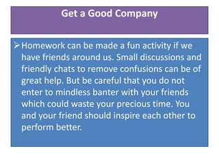 How to make homework a fun activity? | PPT