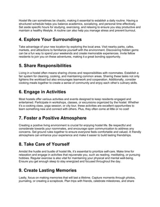 How to make hostel life more enjoyable _ 9 tips.docx