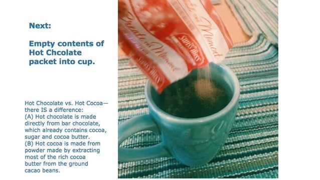 How To Make Hot Chocolate | PPT