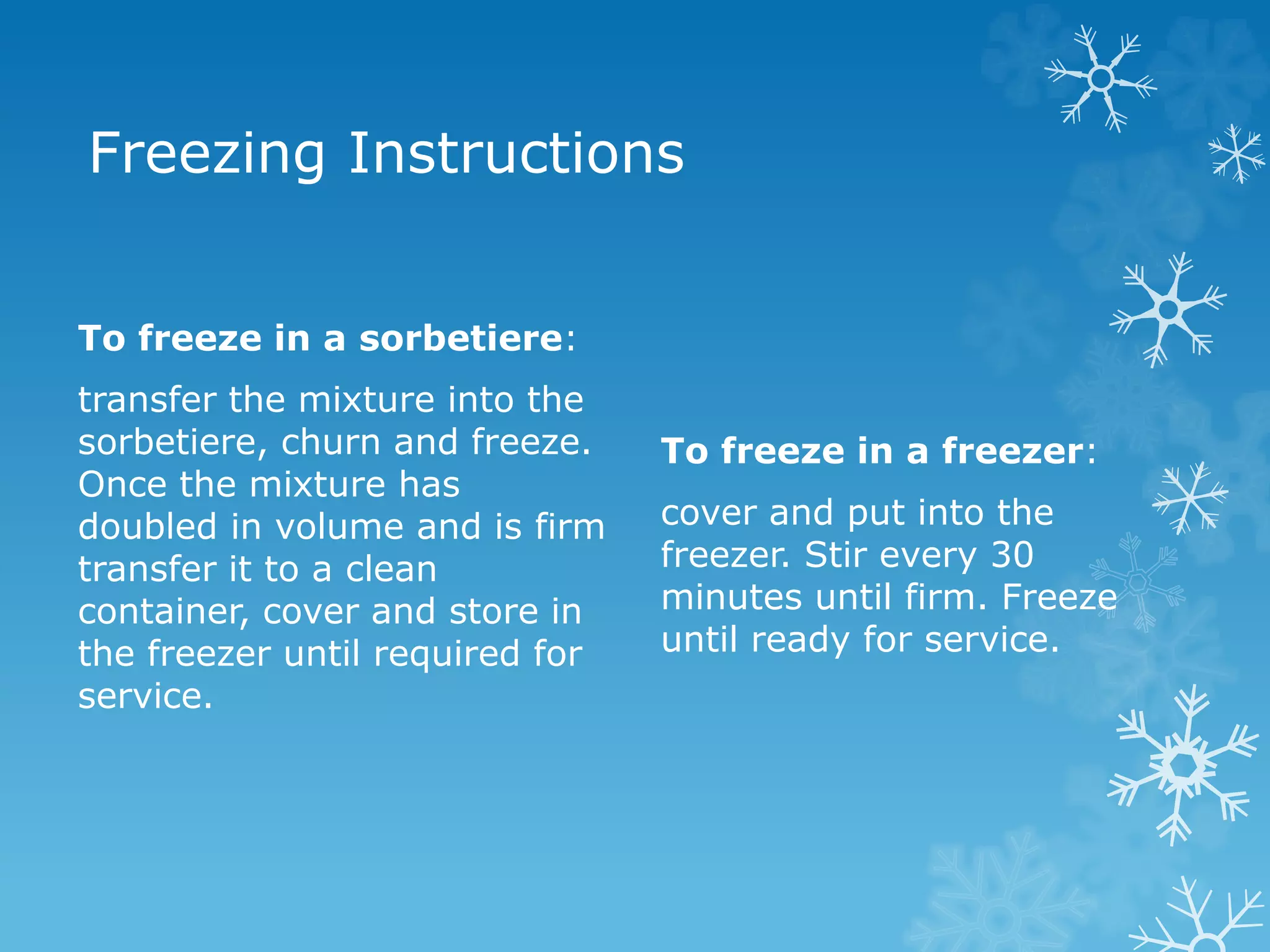 How to make ice cream | PPTX