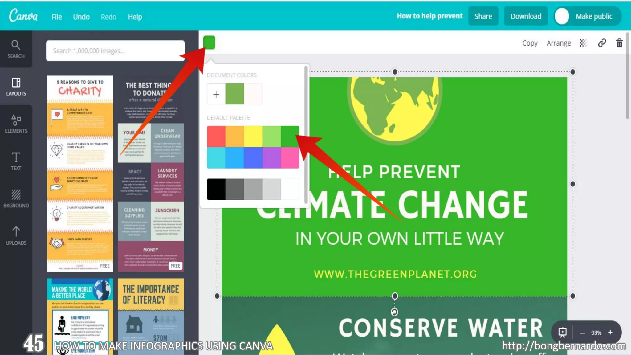 How to make infographic using canva | PDF