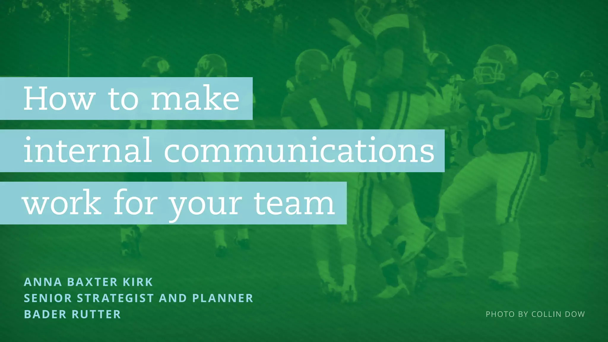 How to make internal communications work for your team | PPT