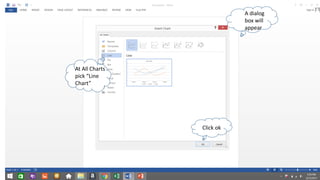 How to make line graph | PPTX