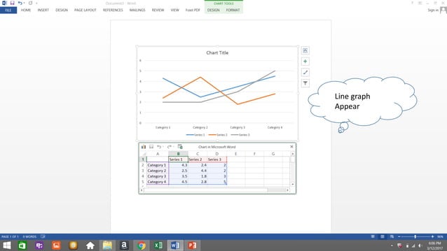 How to make line graph | PPTX