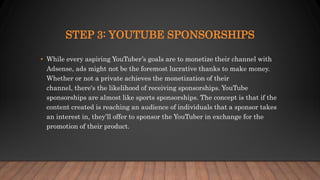 How to Make Money from YouTube | PPTX