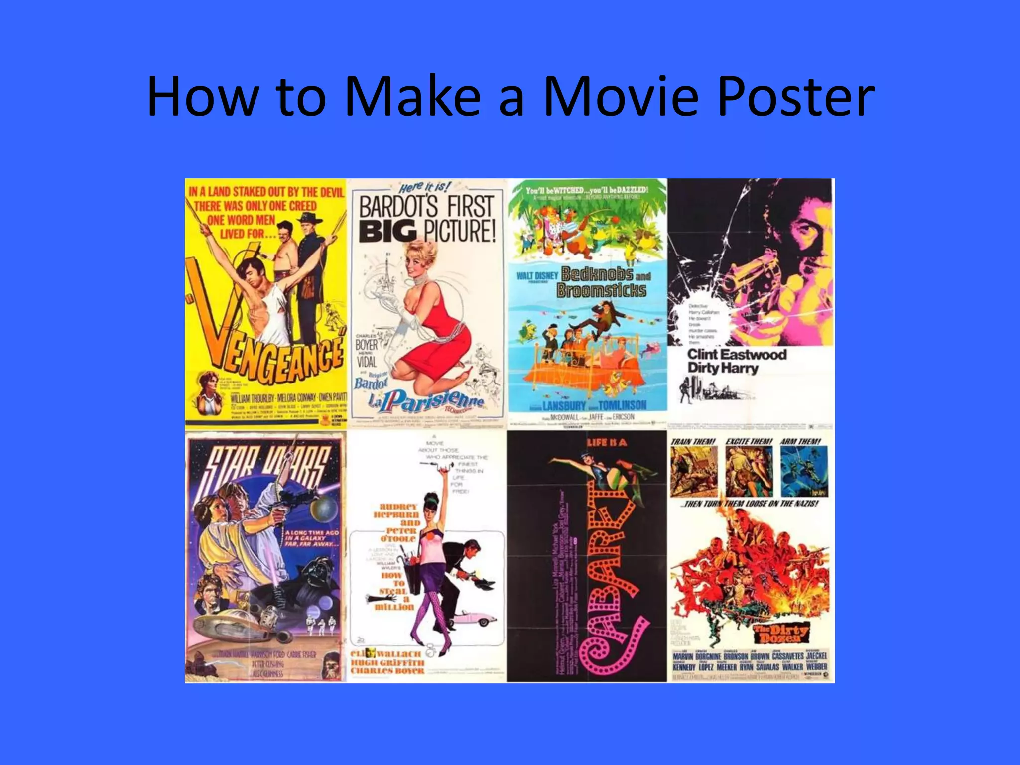 How to Make a Movie Poster | PPTX