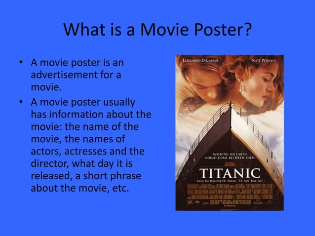 How to Make a Movie Poster | PPT