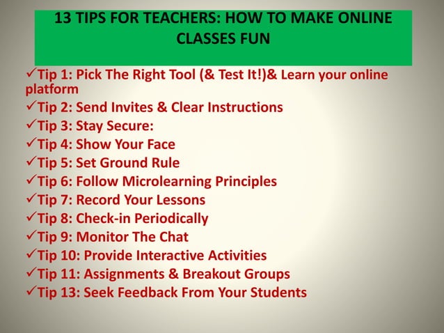 How to make online teaching learning more efficient | PPTX | Online Education | Education