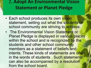 How to make our school greener | PPT