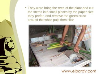 How to make papyrus paper | PPT