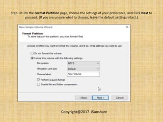 How to Make Partition on Windows 10 | PPTX | Operating Systems ...