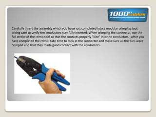 How To Make Category5/Cat5e or Category6/Cat6 Patch Cable | PPTX