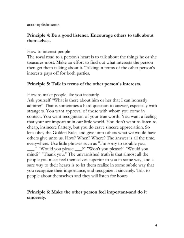 How to make people like you | PDF