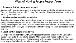 How to Make People Respect You.pptx