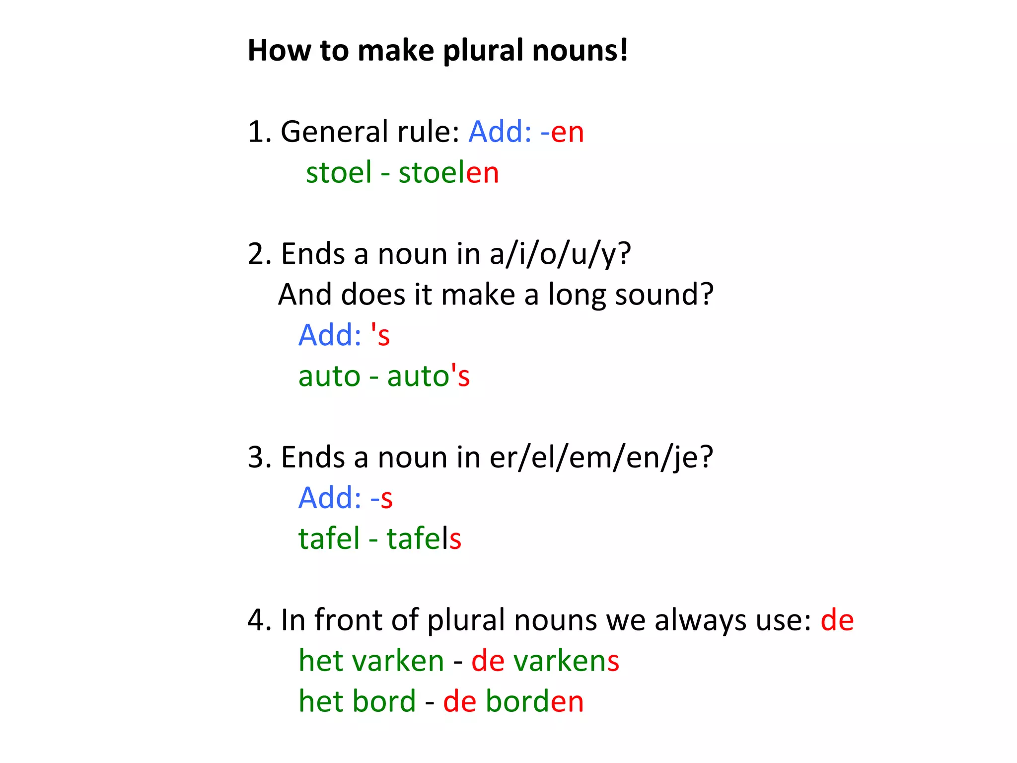 How to make plural nouns! | PPT | Crime & Harmful Acts to Individuals ...