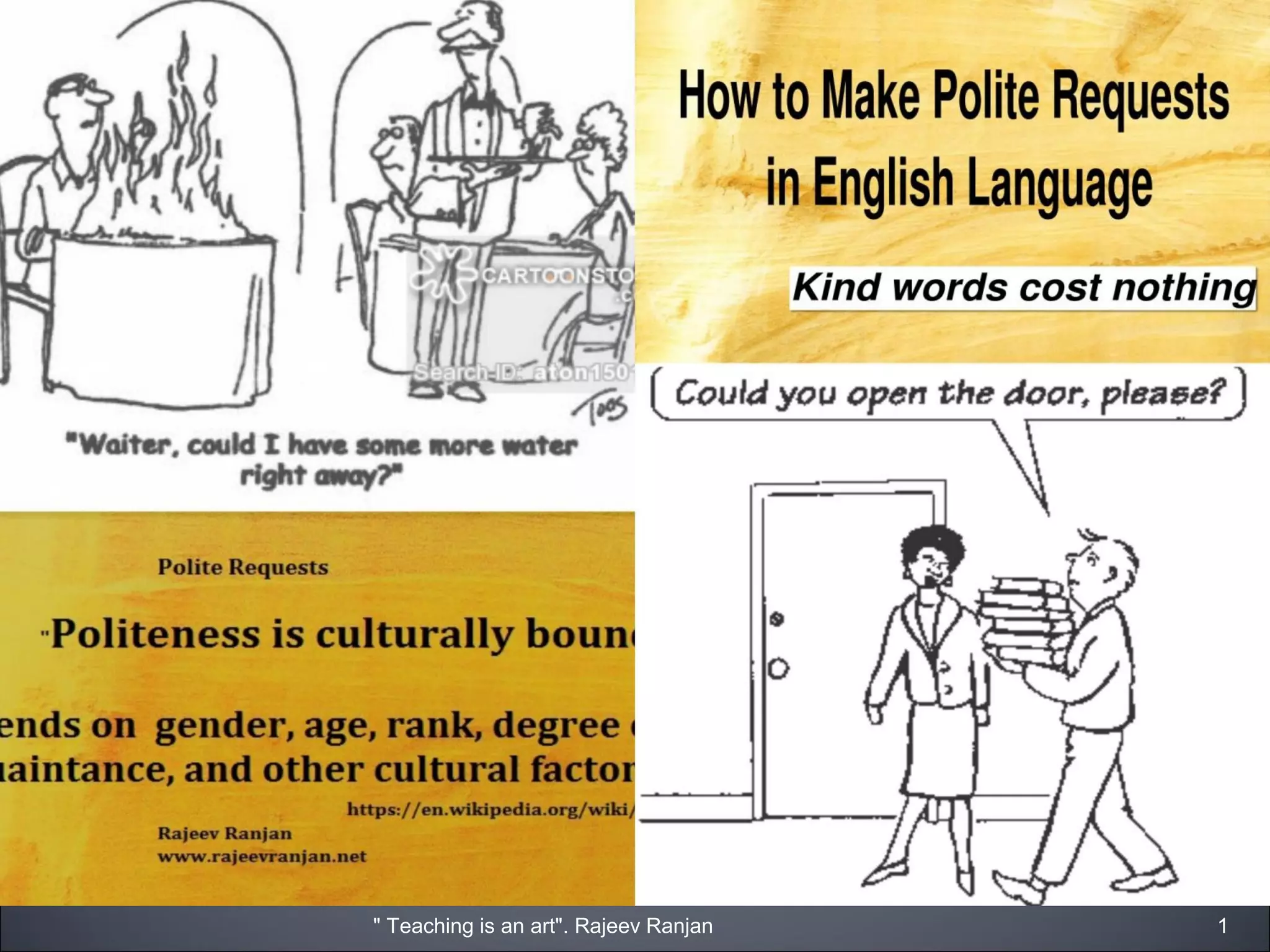 How to Make Polite Requests in English Language | PPT