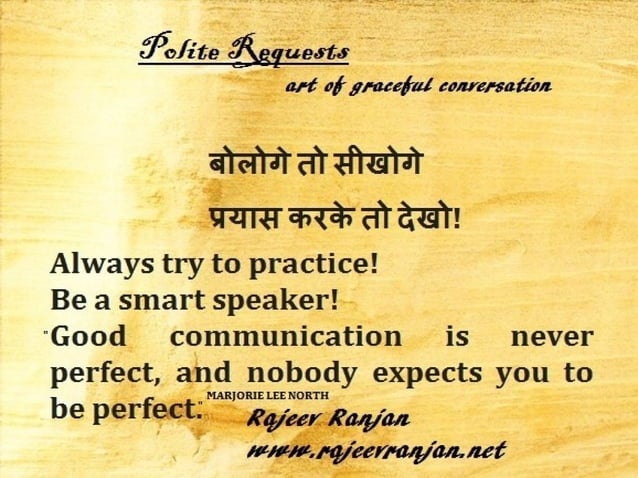 How to Make Polite Requests in English Language | PPT