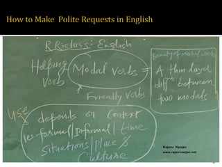 How to Make Polite Requests in English Language | PPT