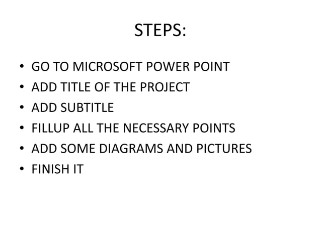 HOW TO MAKE PPT.pptx STEPS OF POWER POINT PRESENTATION | PPT